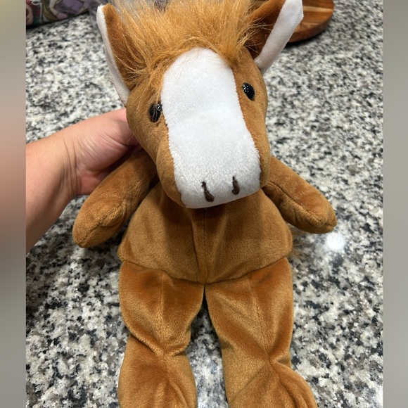 Kellytoy | Toys | Kellytoy Beanpals Brown Horse White Noise Ears ...